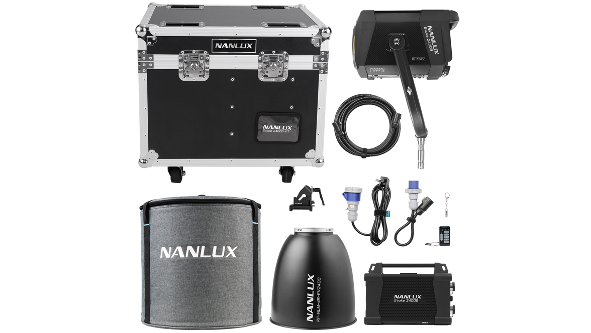 Nanlux Evoke 2400B Bi-Color LED Monolight Kit with 45° Reflector and ...