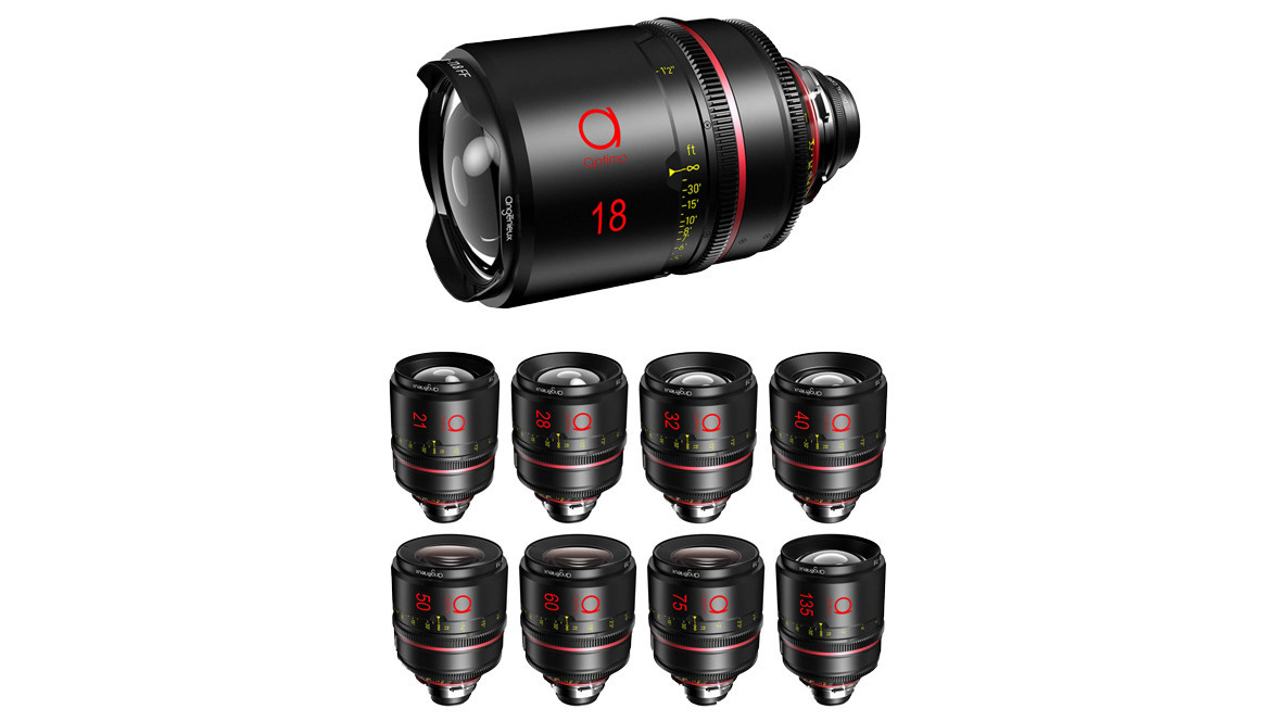 Angenieux Optimo Prime Gold Lens Set (18, 21, 28, 32, 40, 50, 75, 100 ...