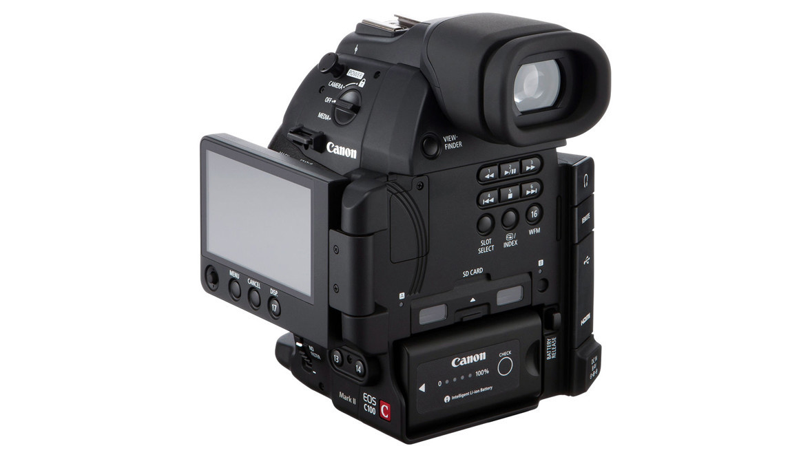 Canon Cinema EOS C100 MK II Camera and 18-80mm T4.4 Compact Servo Zoom ...