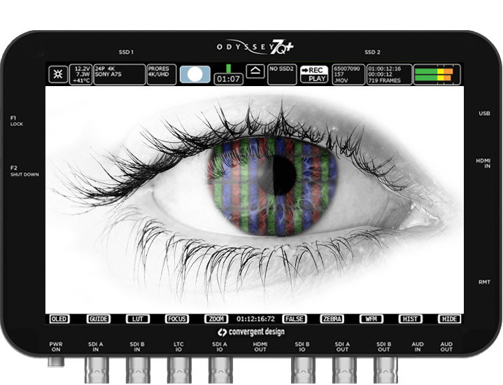 Convergent Design Odyssey 7Q+ 7.7” OLED Monitor/Recorder | On-Board ...