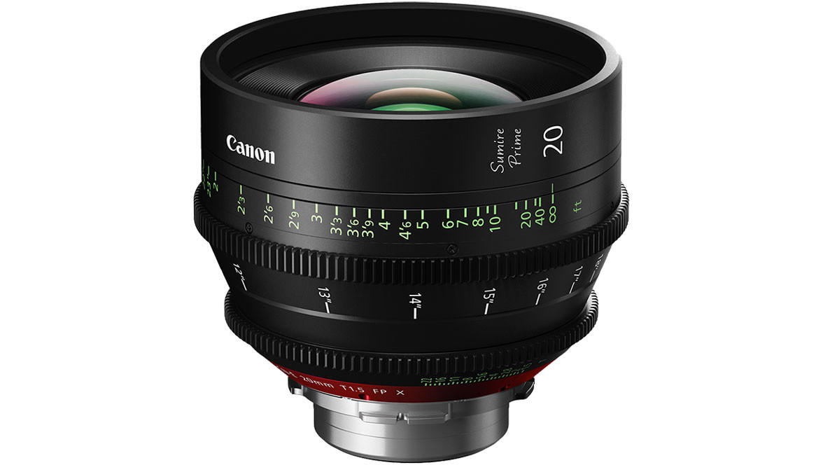 Canon Sumire 20mm T1.5 FP X Full Format Prime - PL Mount | Cine Lenses ...