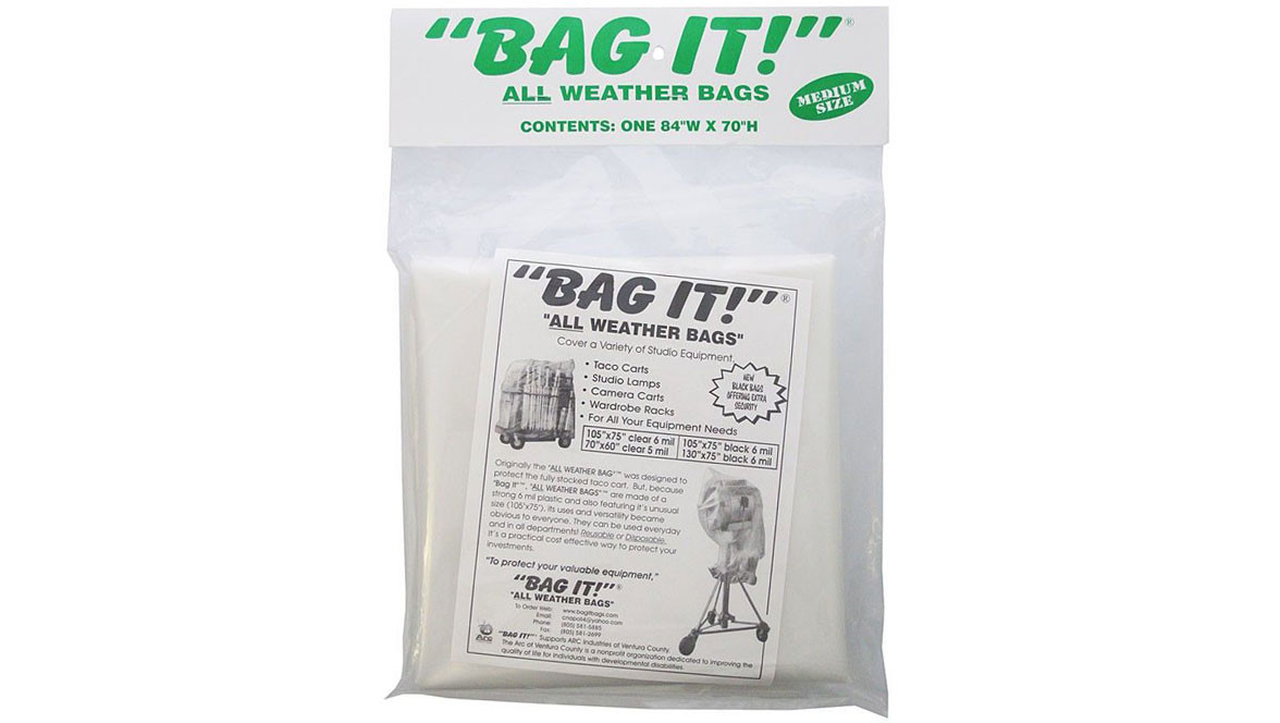 "Bag It!" All Weather Bag - 84" x 70" Medium Clear 5 Mil. | Rain / Dust ...