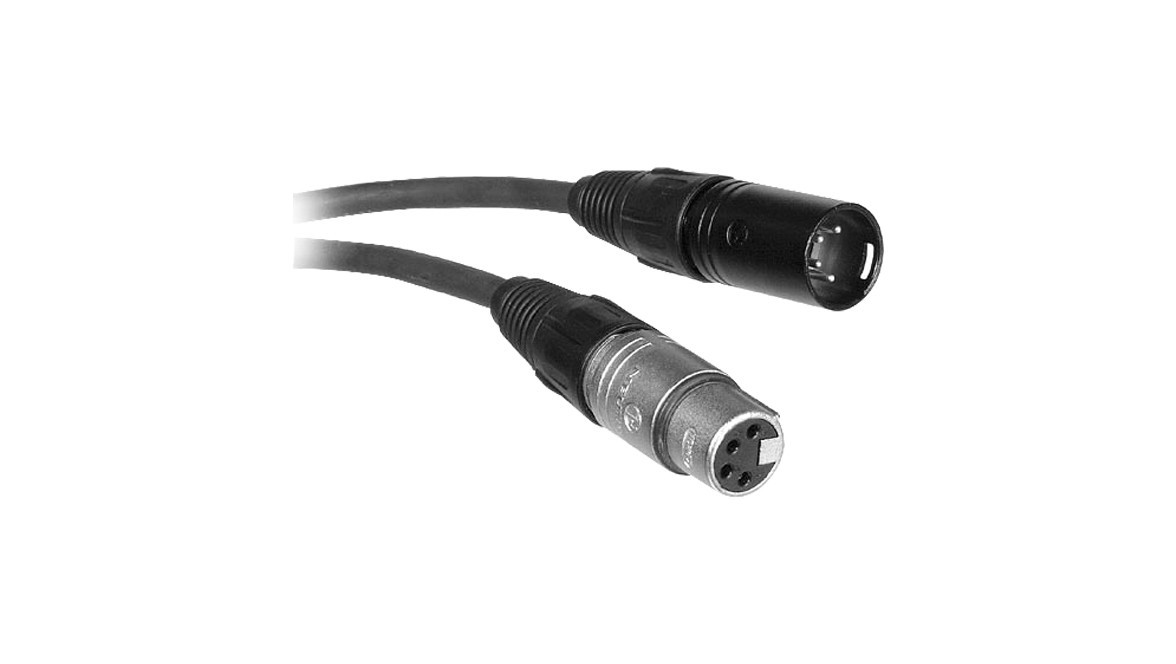 XLR 4-Pin Male to Female Power Cable - 10' | Cables | Cameras ...
