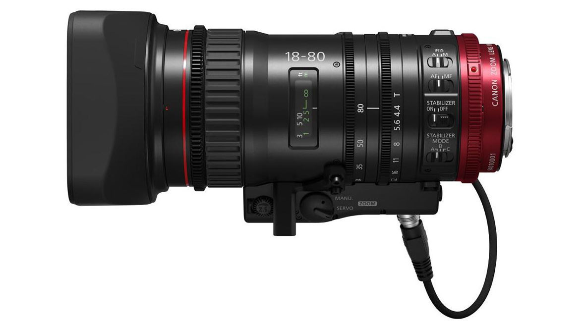 Canon Cinema EOS C100 MK II Camera and 18-80mm T4.4 Compact Servo Zoom ...
